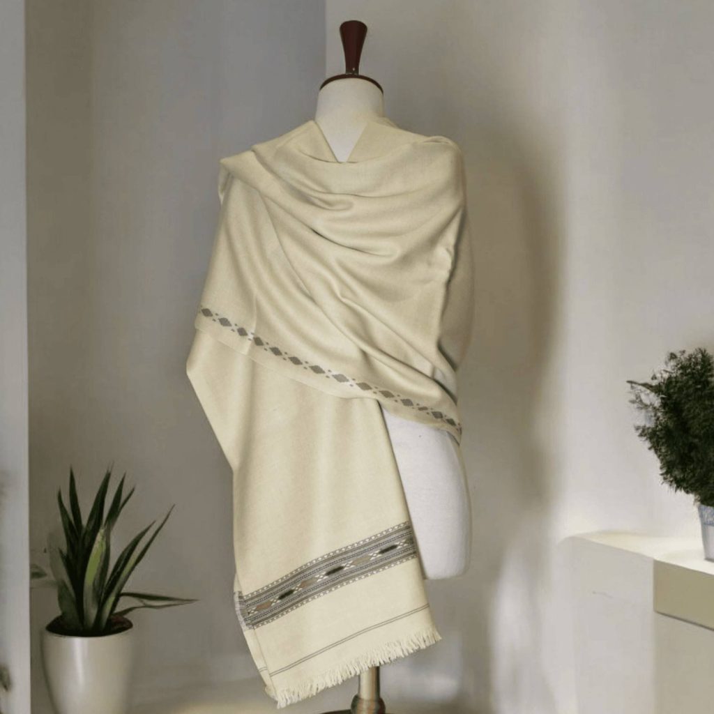 Kashmiri Border Wool Shawl For Men - AbuIbrahim